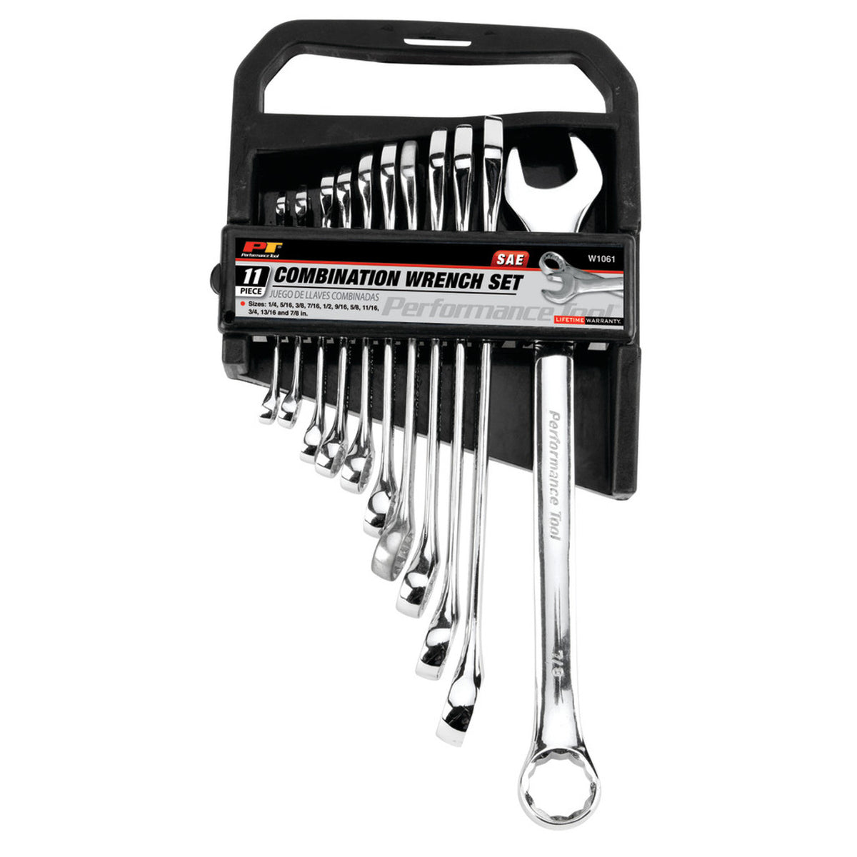 Performance Tool W1061 11 Piece SAE Combination Wrench Set — Coastal Tool
