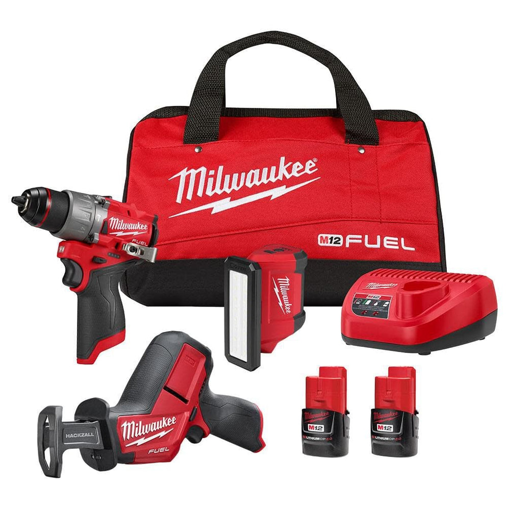 Milwaukee 3495-23 M12 Fuel 3-Tool Combo Kit — Coastal Tool