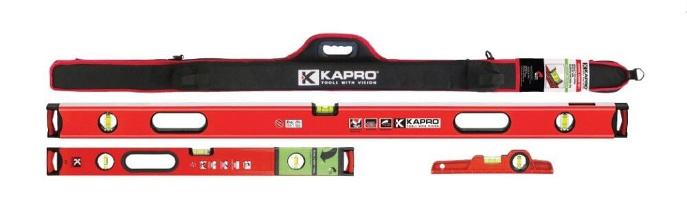 Kapro 985-48-PRO 4-Piece Pro Contractors Level Set — Coastal Tool